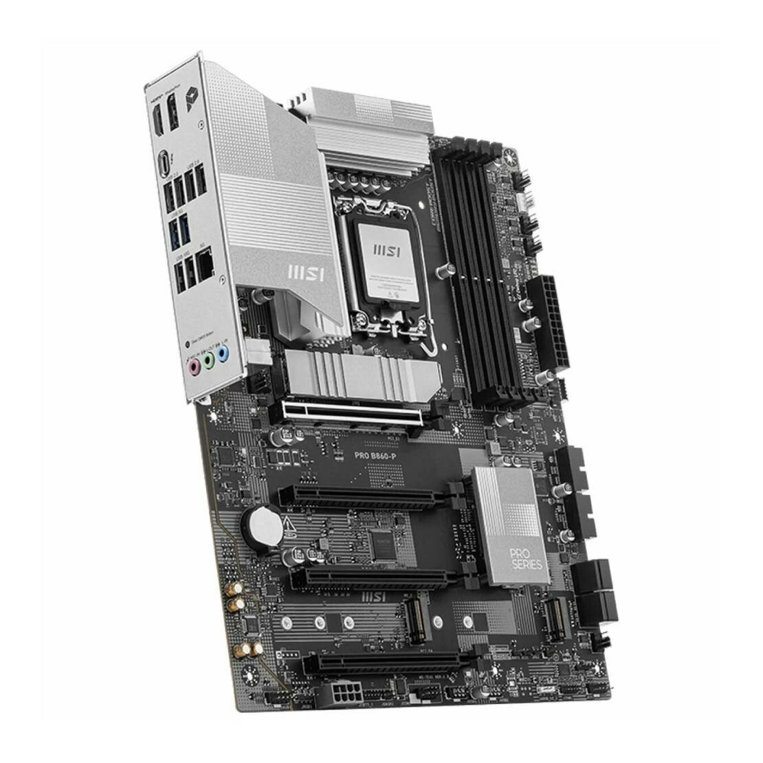 MSI PRO B850-P WIFI черный, с чипсетом AMD B850 и сокетом AM5