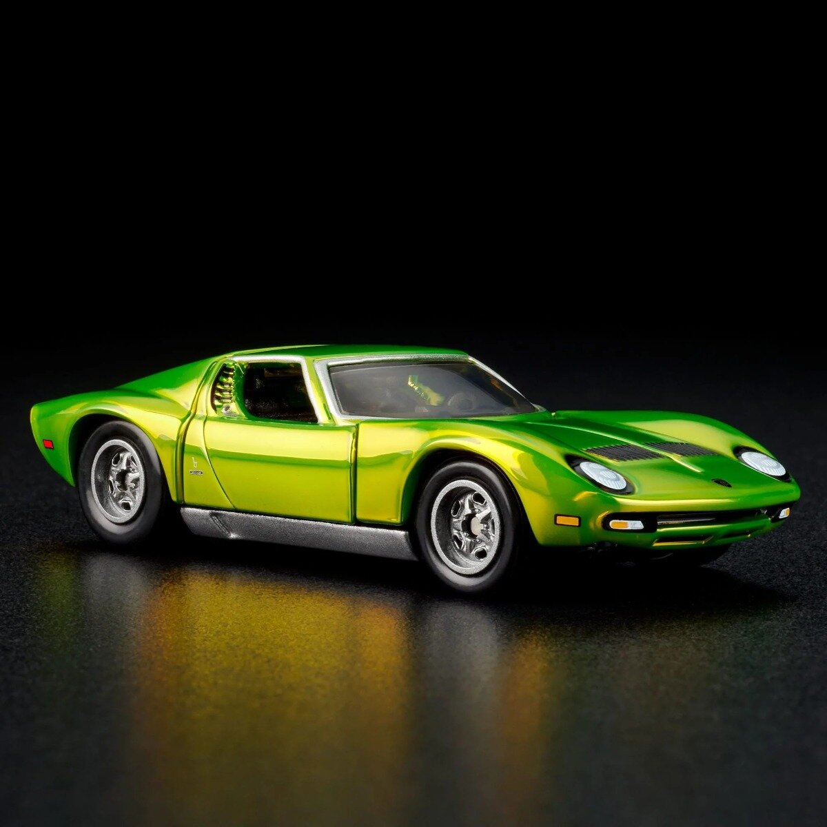 Коллекционная машинка Hot Wheels RLC Exclusive '71 Lamborghini Miura P400 SV (Хот Вилс РЛК Эксклюзив 71-й Ламборгини Миура П400 СВ)