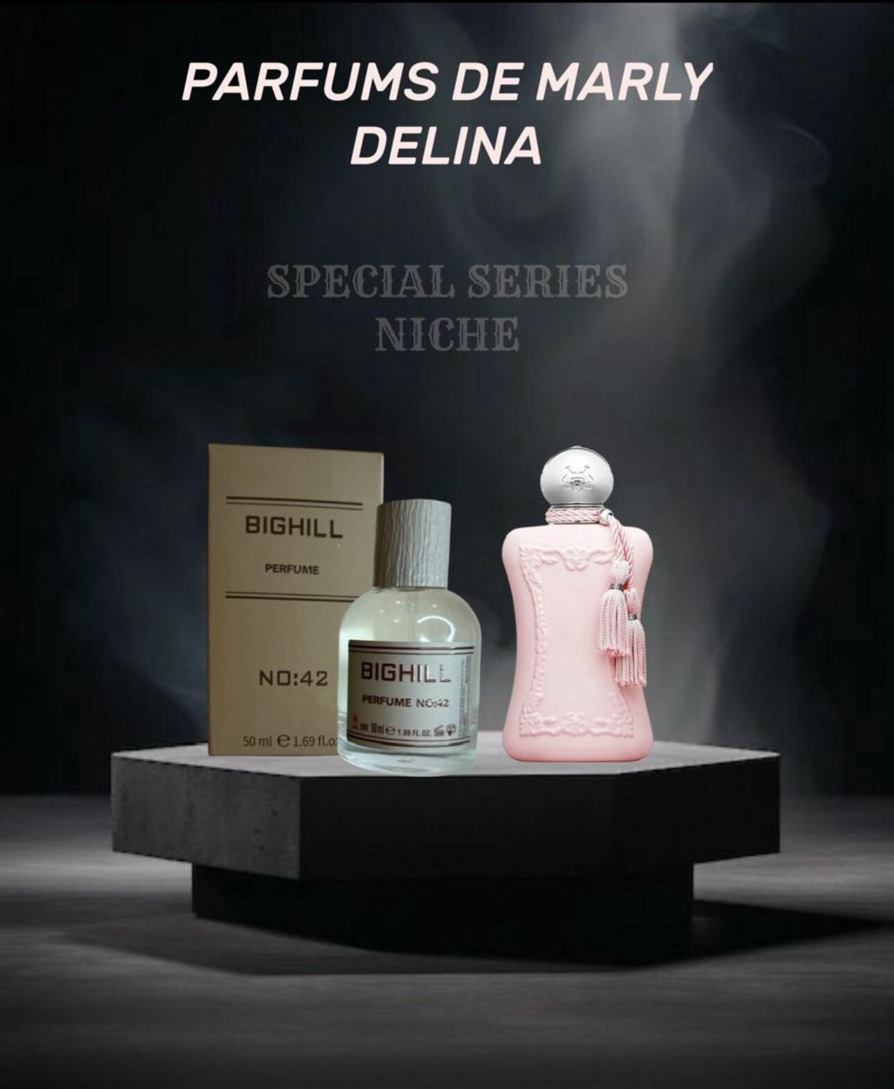 EYFEL Delina Селективный парфюм серии Bighill, аромат UNISEX NO: 42 Delina Parfums , цветочные, 50мл