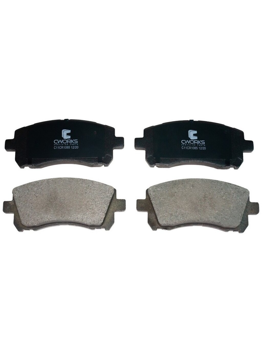 Колодки тормозные дисковые передние (Low Metallic) CWORKS C11CR1085