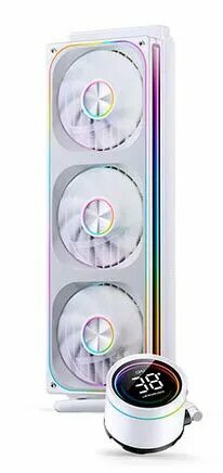 Jonsbo TH240/360 White CPU Liquid Cooler with LCD Display, ivory