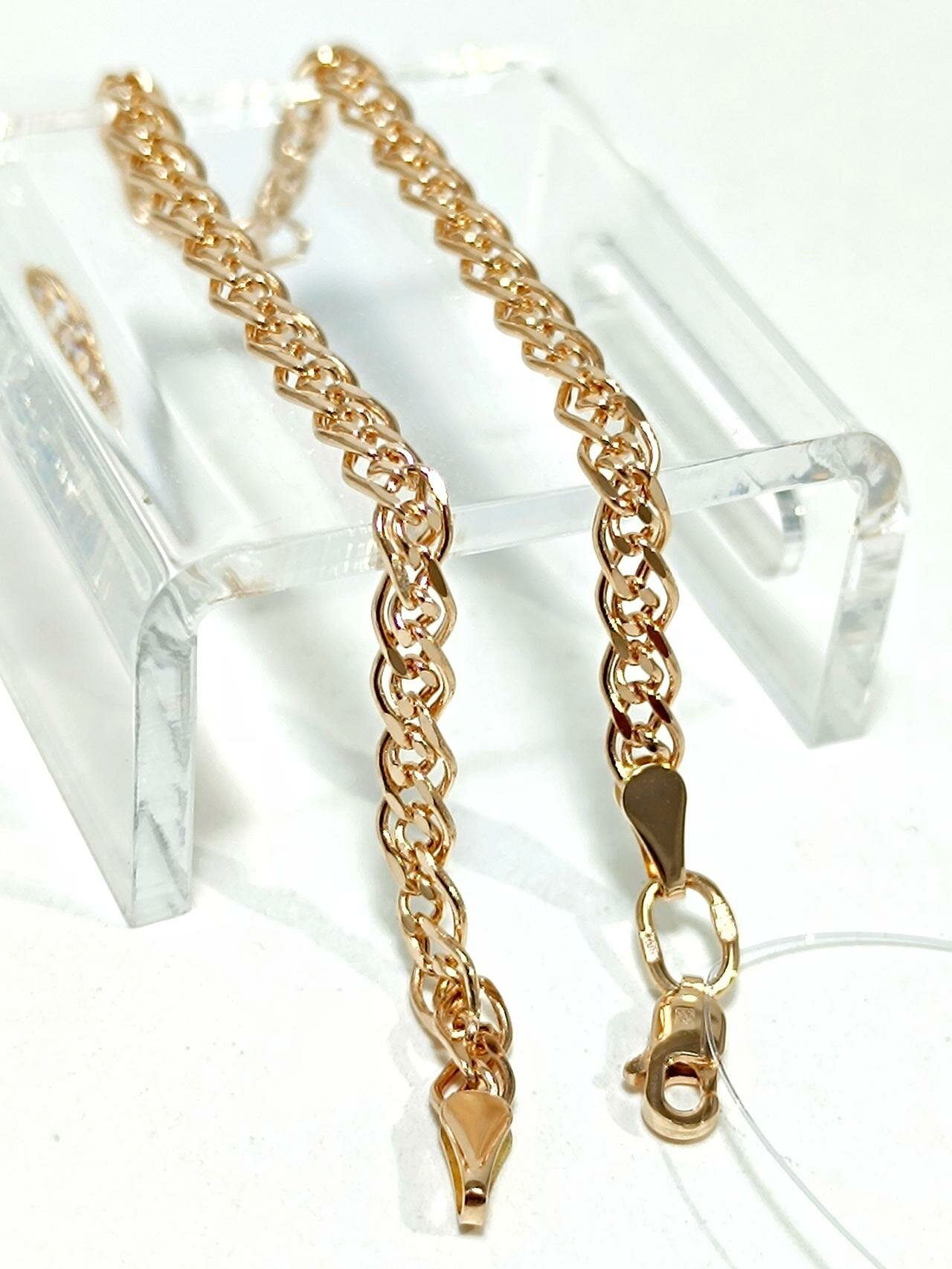 Браслет, красное золото, 585 проба