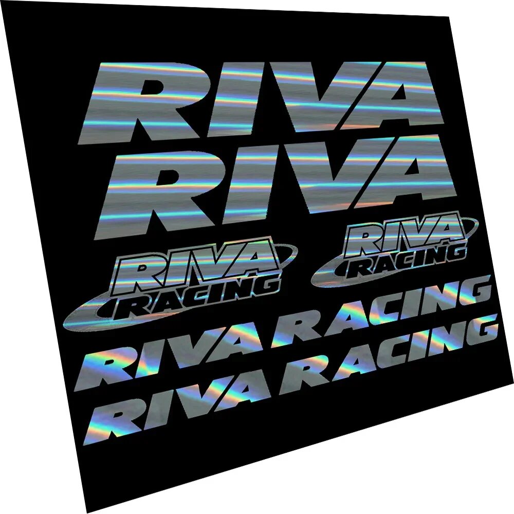 Комплект наклеек Riva Racing, серый, Sea-Doo RXP/RXT/GTI