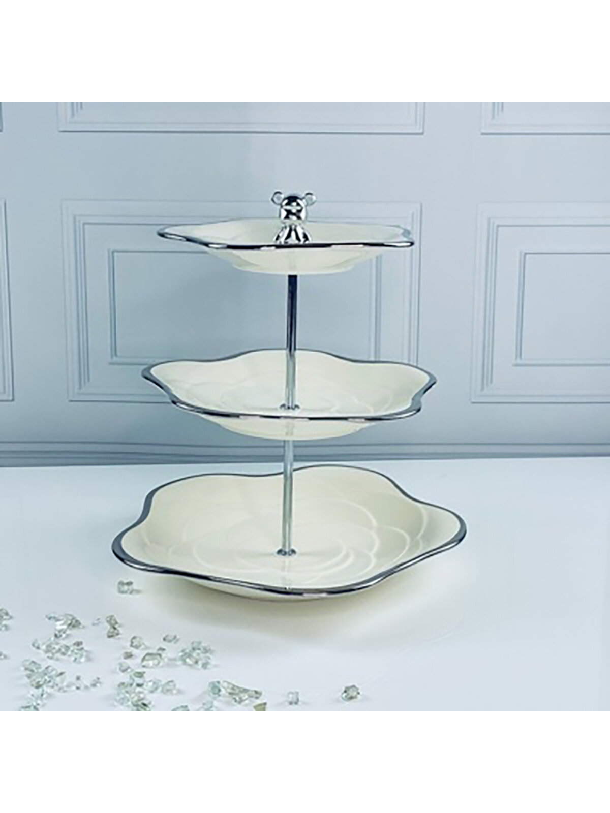 Трехъярусная этажерка MULTICOLOR в под