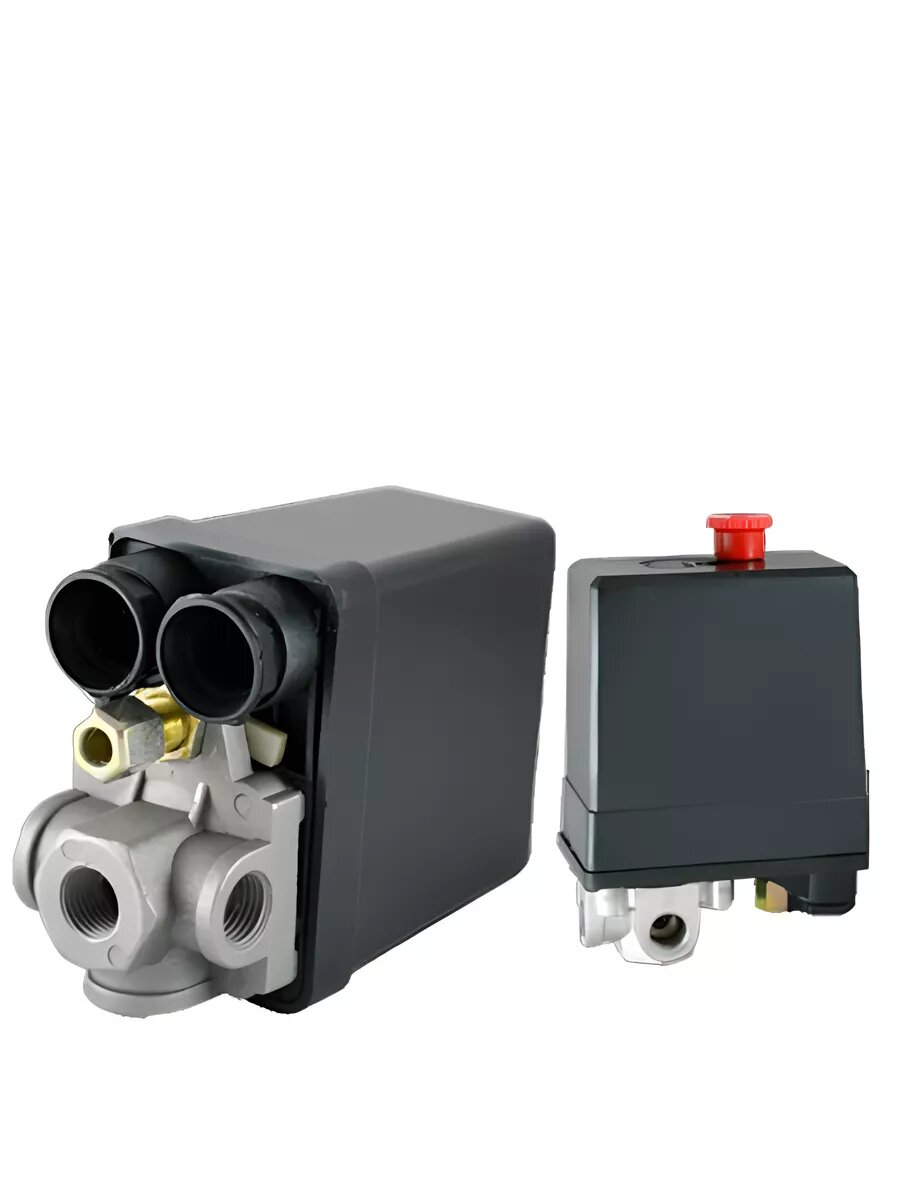 Реле давления компрессора 4 выхода 220В резьба 1/4