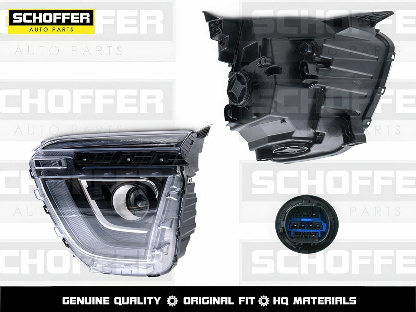 Фара левая, для Хендай Крета 2021-н. в. Hyundai Creta 2021-н. в, артикул SHF-12132, производителя SCHOFFER