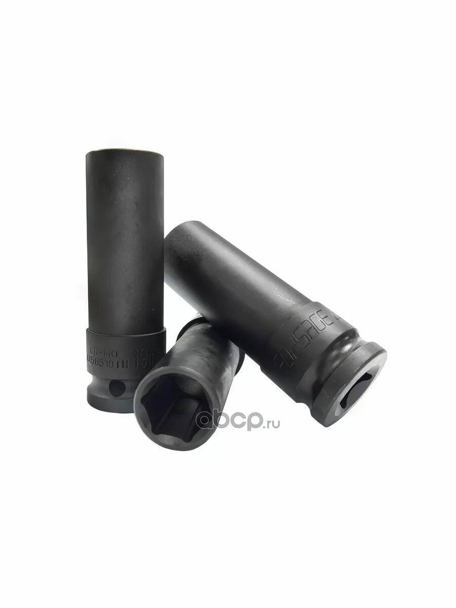 Головка ударная 19 мм, 6 гр, 1 2 inch, тонкостенная