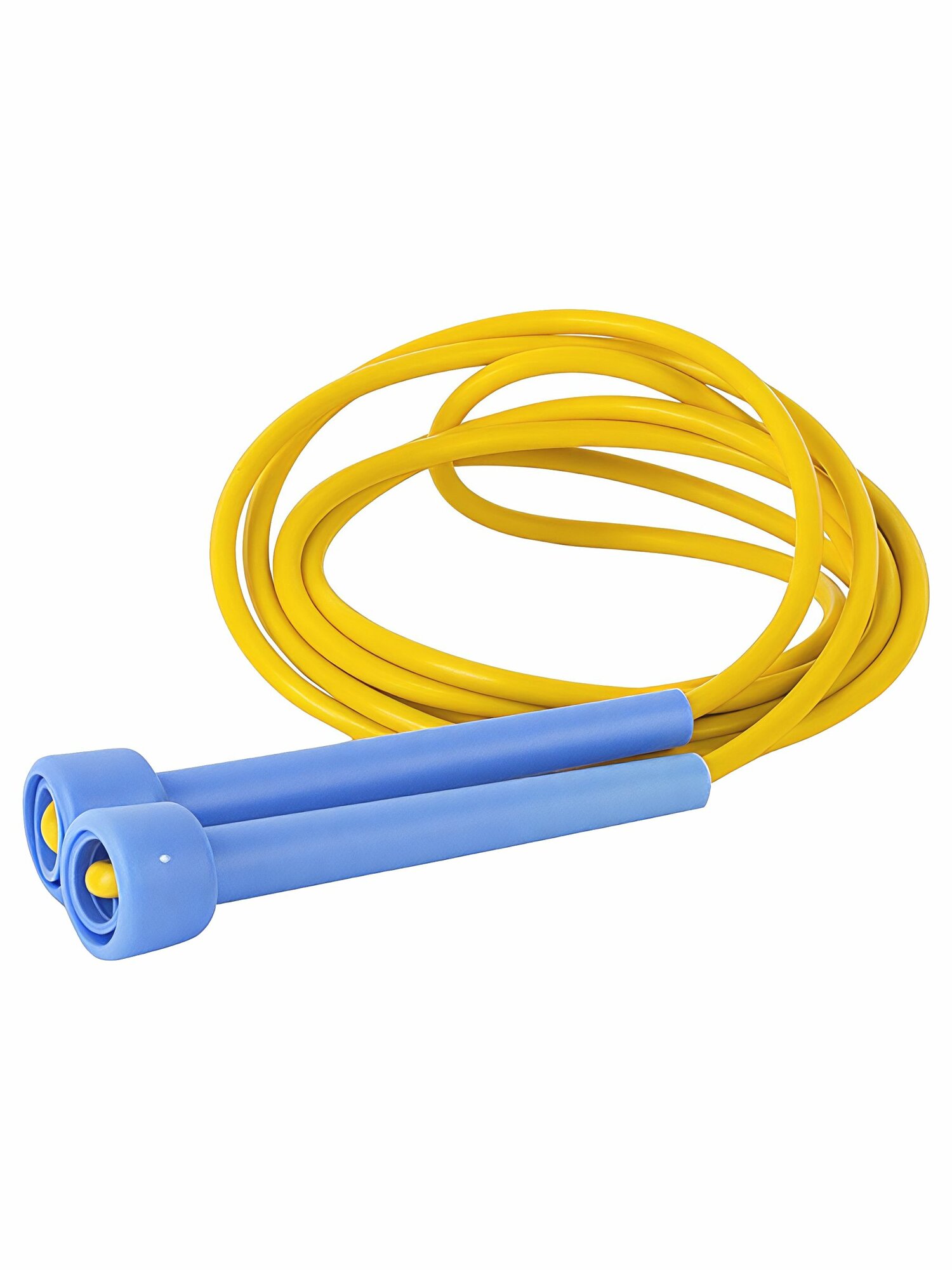 Детская спортивная резиновая скакалка 3,2 м, прыгалка для гимнастики и фитнеса, спортивный инвентарь для тренировок, тренажер для прыжков, диаметр 5 мм, цвет микс