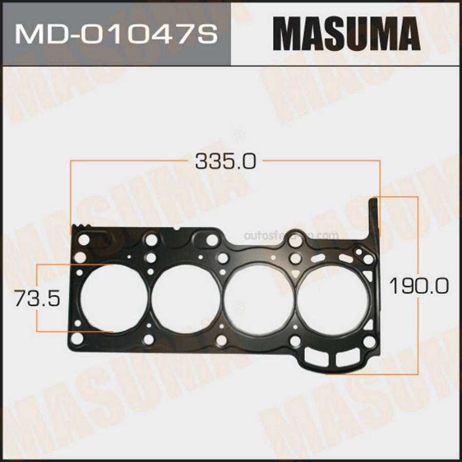 MASUMA MD01047S Прокладка ГБЦ