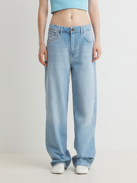 Джинсы широкие 