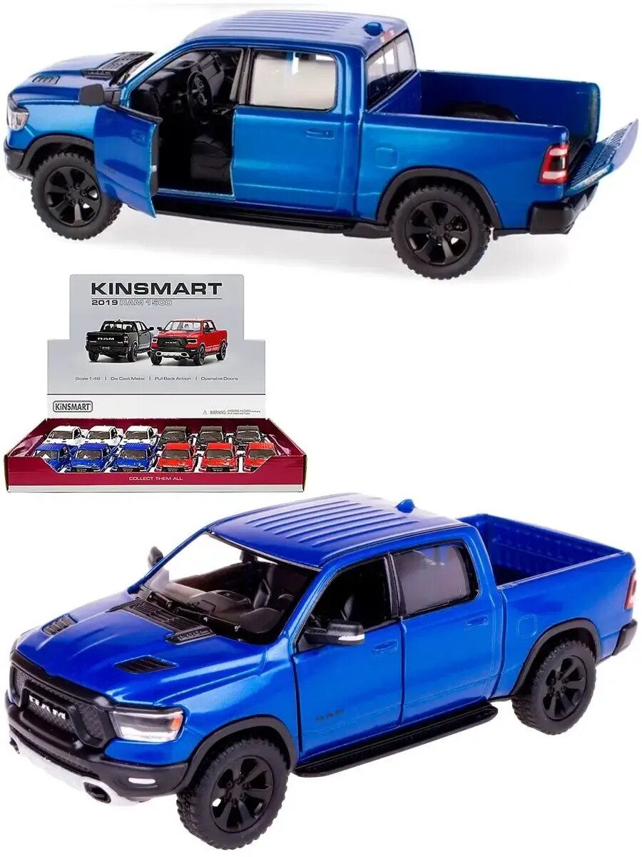 Игрушечная машинка 2019 Dodge RAM 1500, металлическая