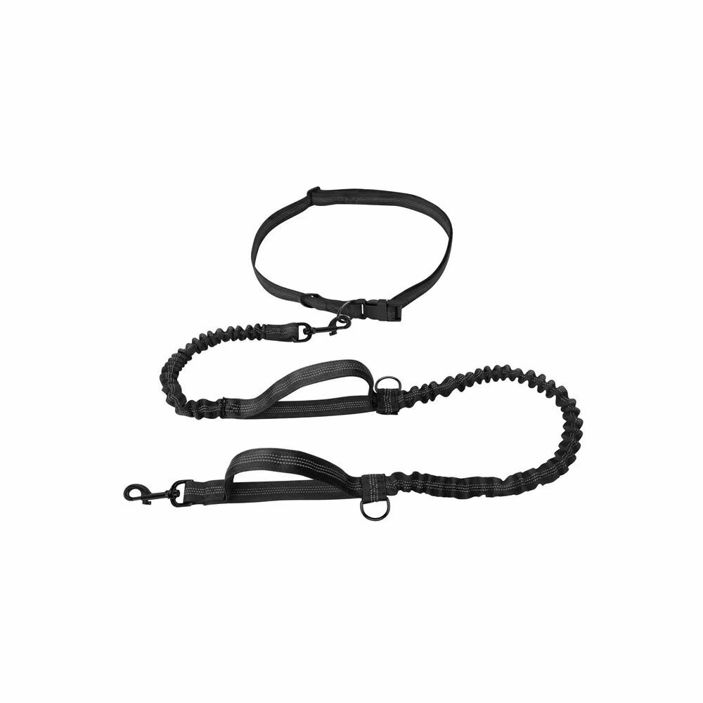 Поводок для собак, Big Jungle, с поясом для выгула, для бега с собакой, с амортизатором**