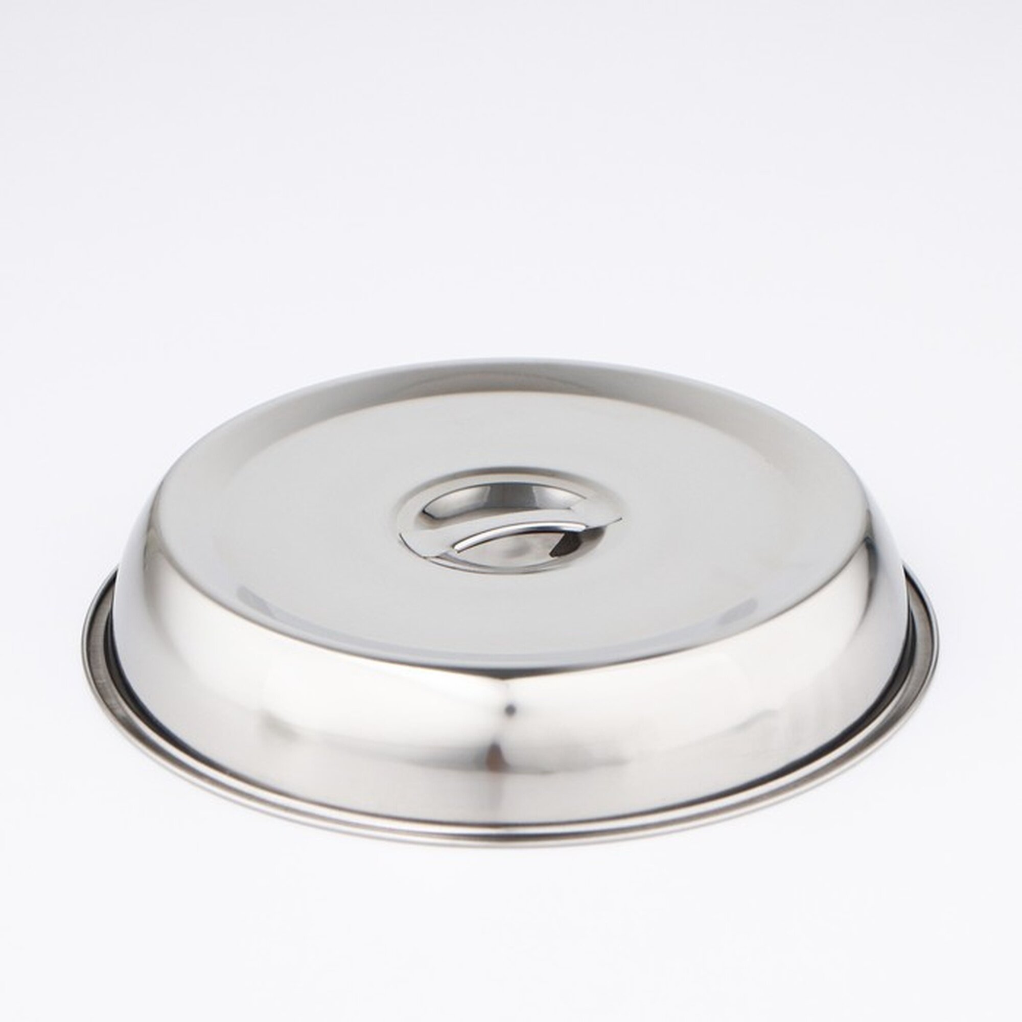 Крышка-клош SKYPHOS, нержавеющая сталь, 24х4 см, серебристый хром