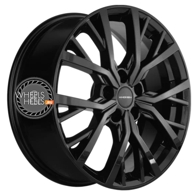 Диск автомобильный литой Khomen Wheels KHW1806 (CS35/CS35 Plus) 18x7 5x110 et50 dia63.3 Black