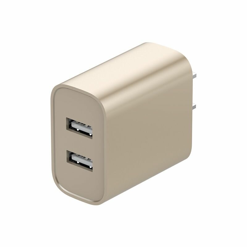 Зарядное устройство для телефона с двумя USB-разъемами 5V2A, совместимое с Apple, Vivo, Huawei, многофункциональное быстрое зарядное устройство, несколько цветов