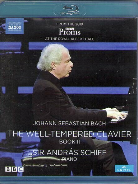 Johann Sebastian Bach The well tempered clavier Book 2 (Andras Schiff) (Blu-ray диск)