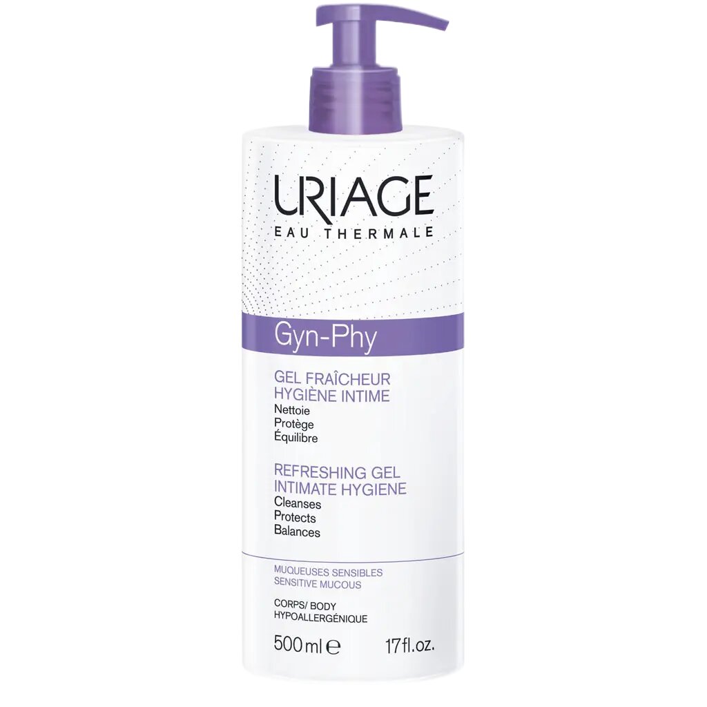 Uriage Gyn-Phy Гель освежающий для интимной гигиены 500 мл 1 шт
