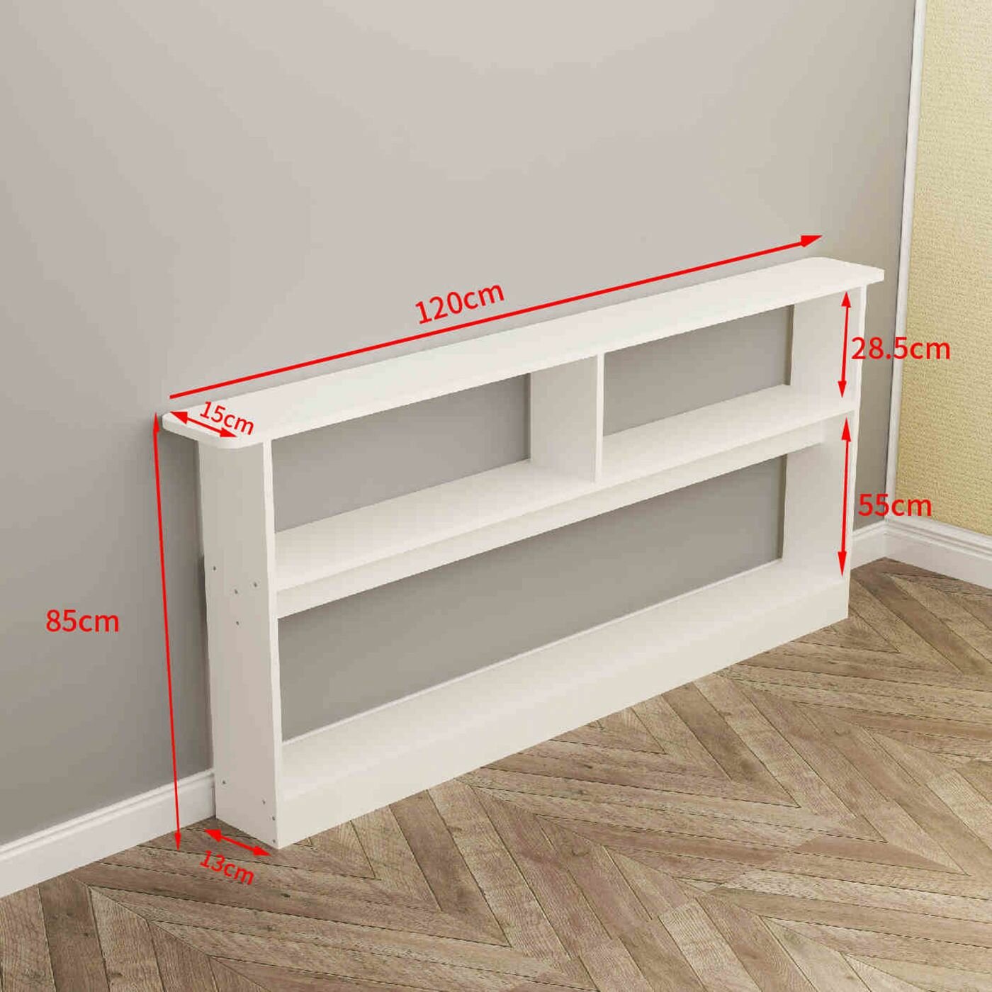 Консольный столик деревянный, в задней части дивана, Высота 85cm, Незаменим для небольших квартир