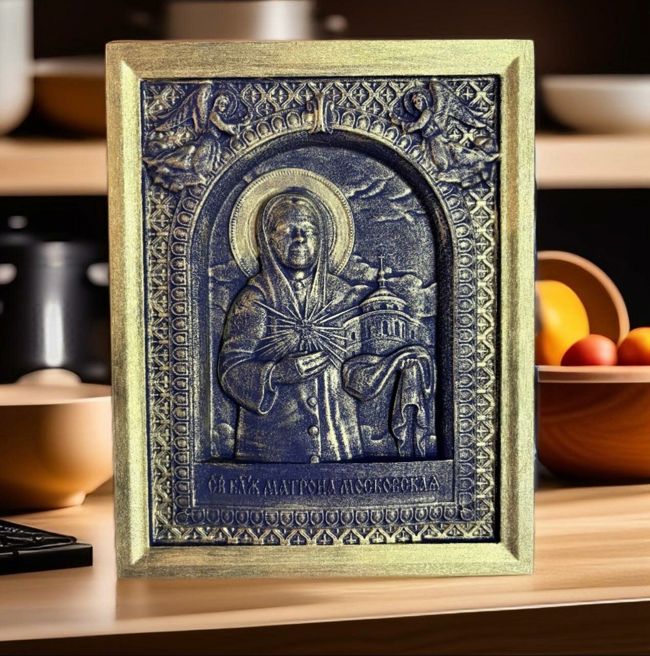 Панно икона на стену Св. Матрона