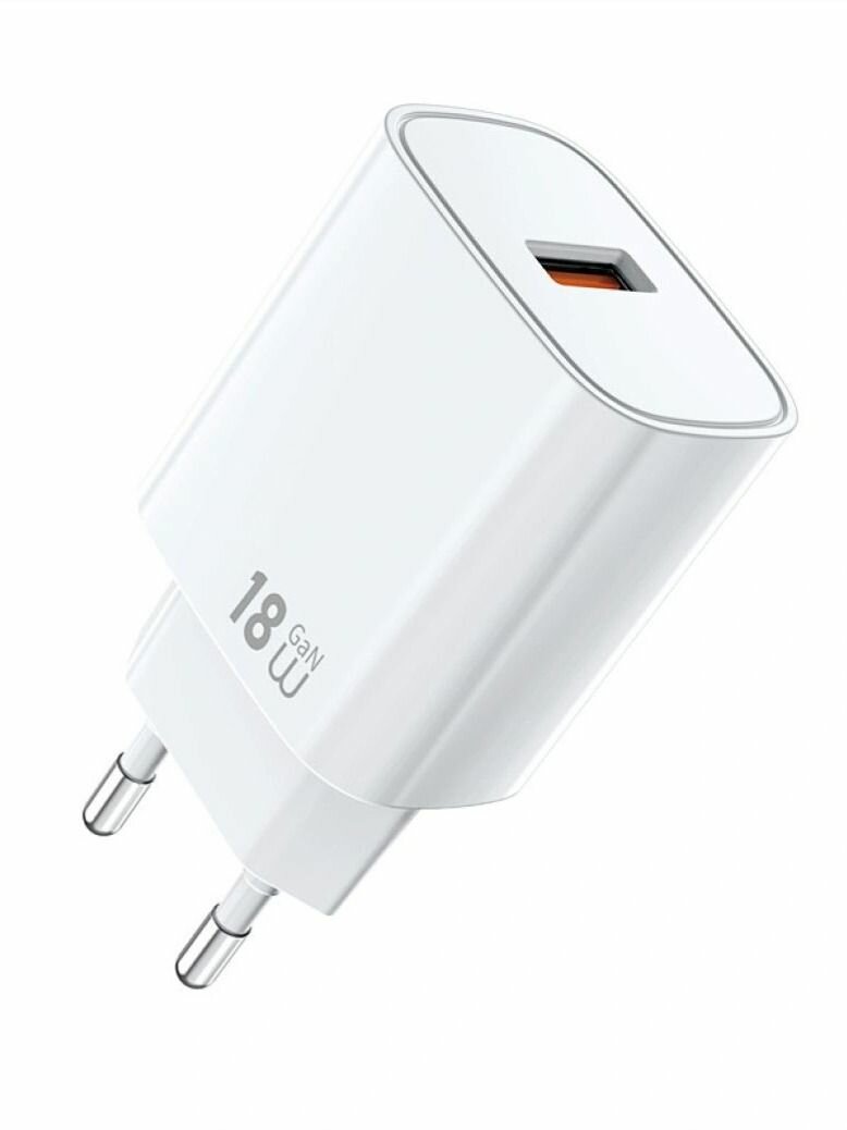 Сетевое зарядное устройство Wiwu Essen GaN Fast Charger 18W (Wi-G006) - белое
