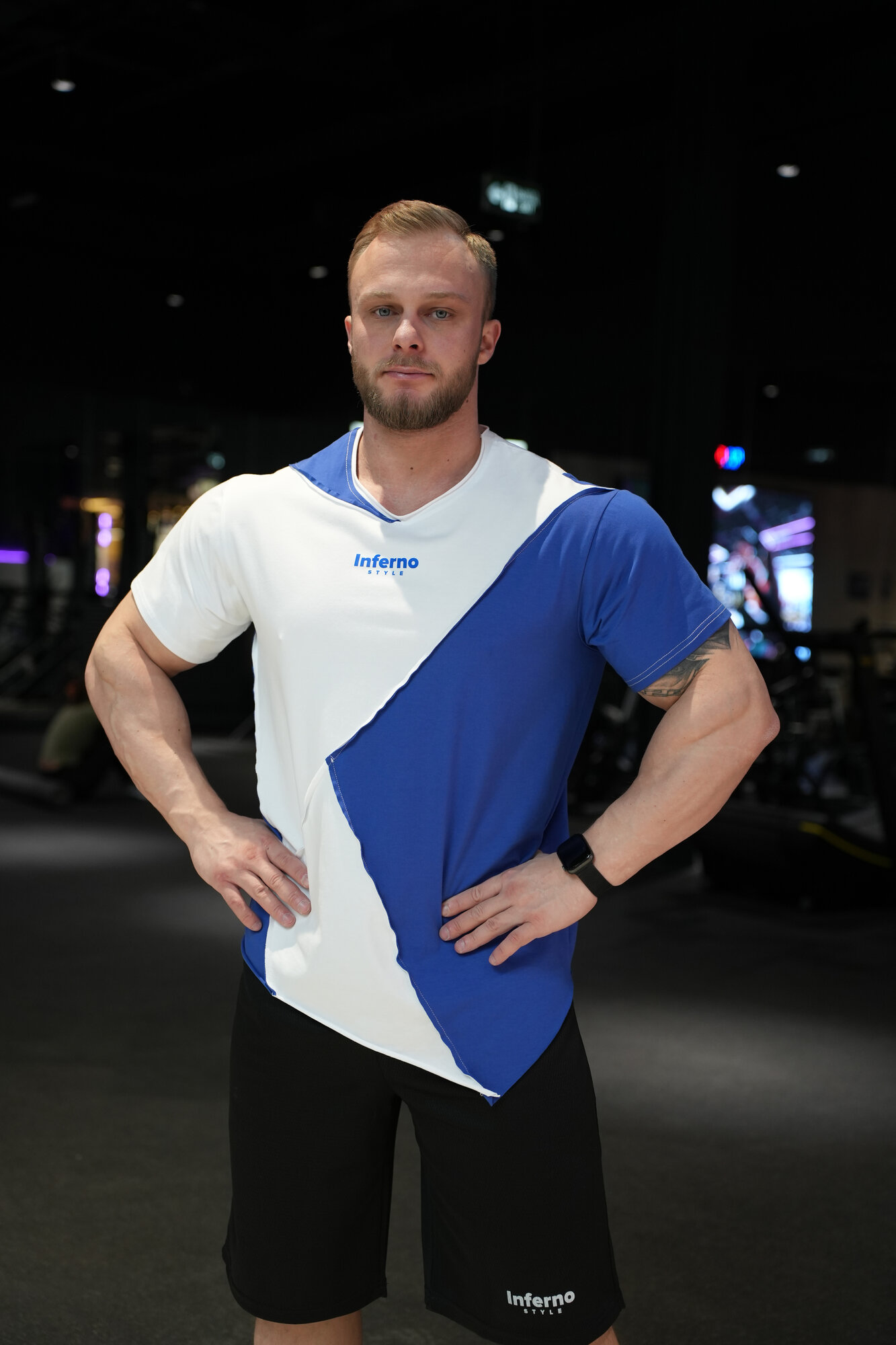 Футболка спортивная Футболка Асимметрия INFERNO style Ф-013-000