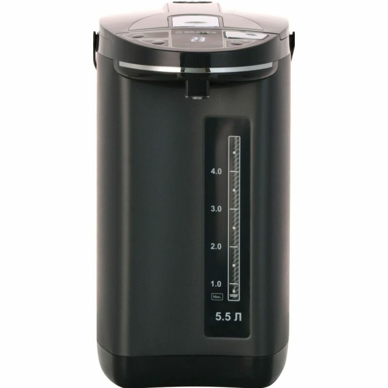 Термопот BRAYER BR1091, 1450 Вт, 5,5 л, 2 способа подачи воды, LCD-дисплей
