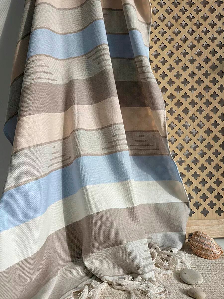 Полотенце пляжное, Cherir, 70x140 см, пештемаль Спа