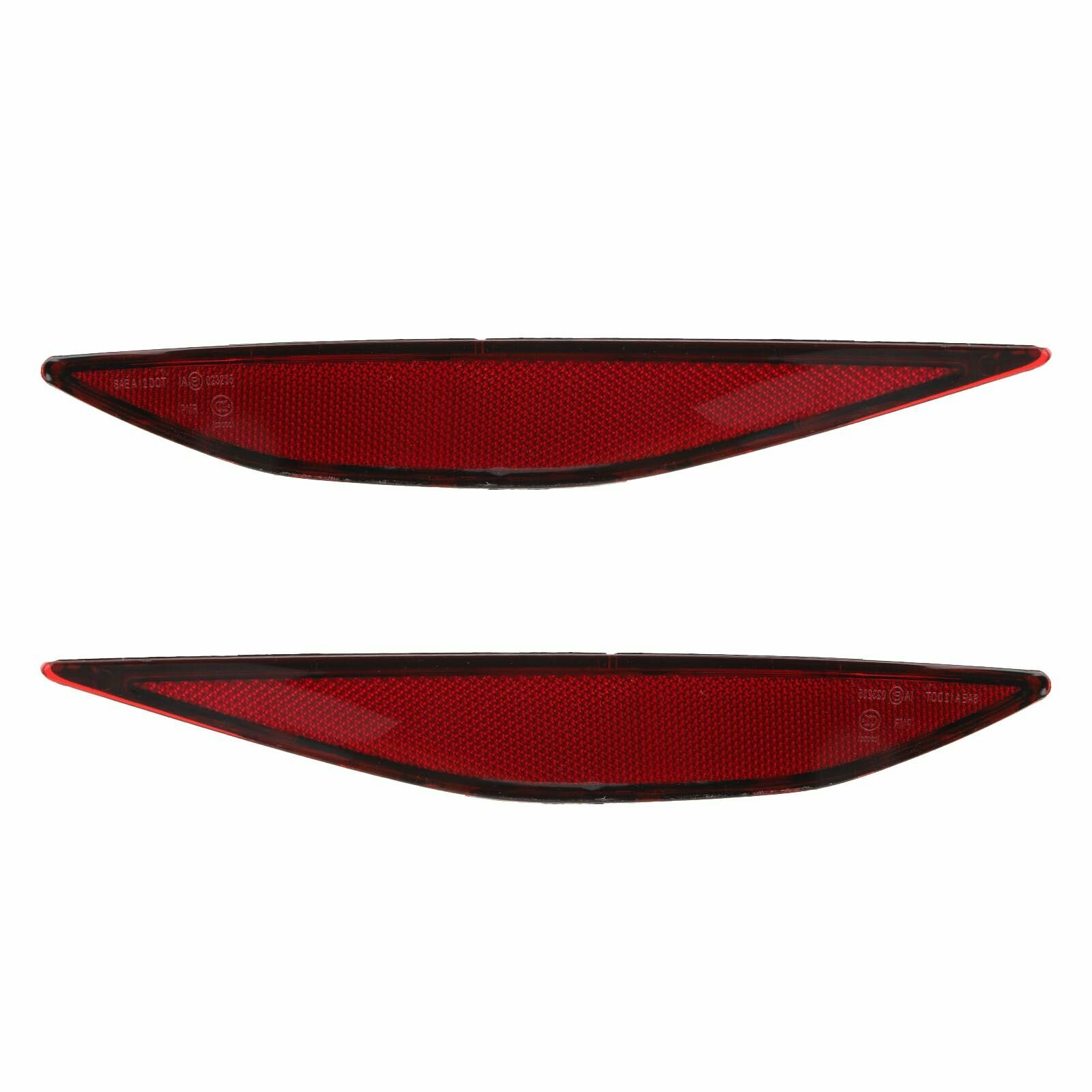2 шт. отражатель заднего бампера 5G0945105 красная линза светодиодный отражатель заднего бампера замена света для Mk7 2012 2020