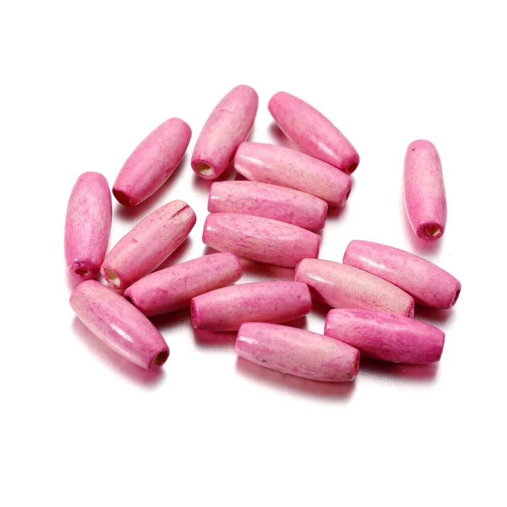 Деревянные овальные бусины St.kunkka 20/50 шт Розовый, 20Pcs, Pink