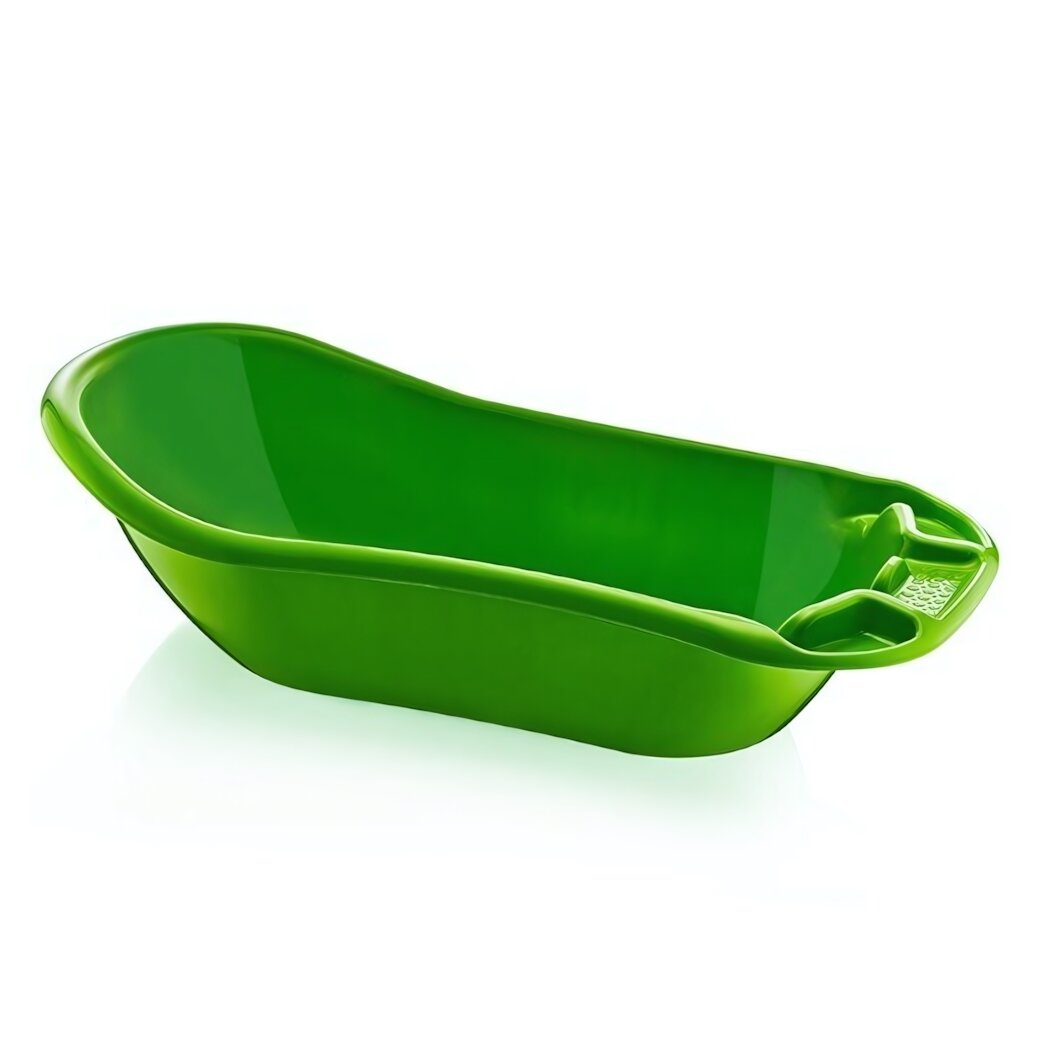Ванночка детская "Фаворит" большая 55л, салатовая, удобная для купания