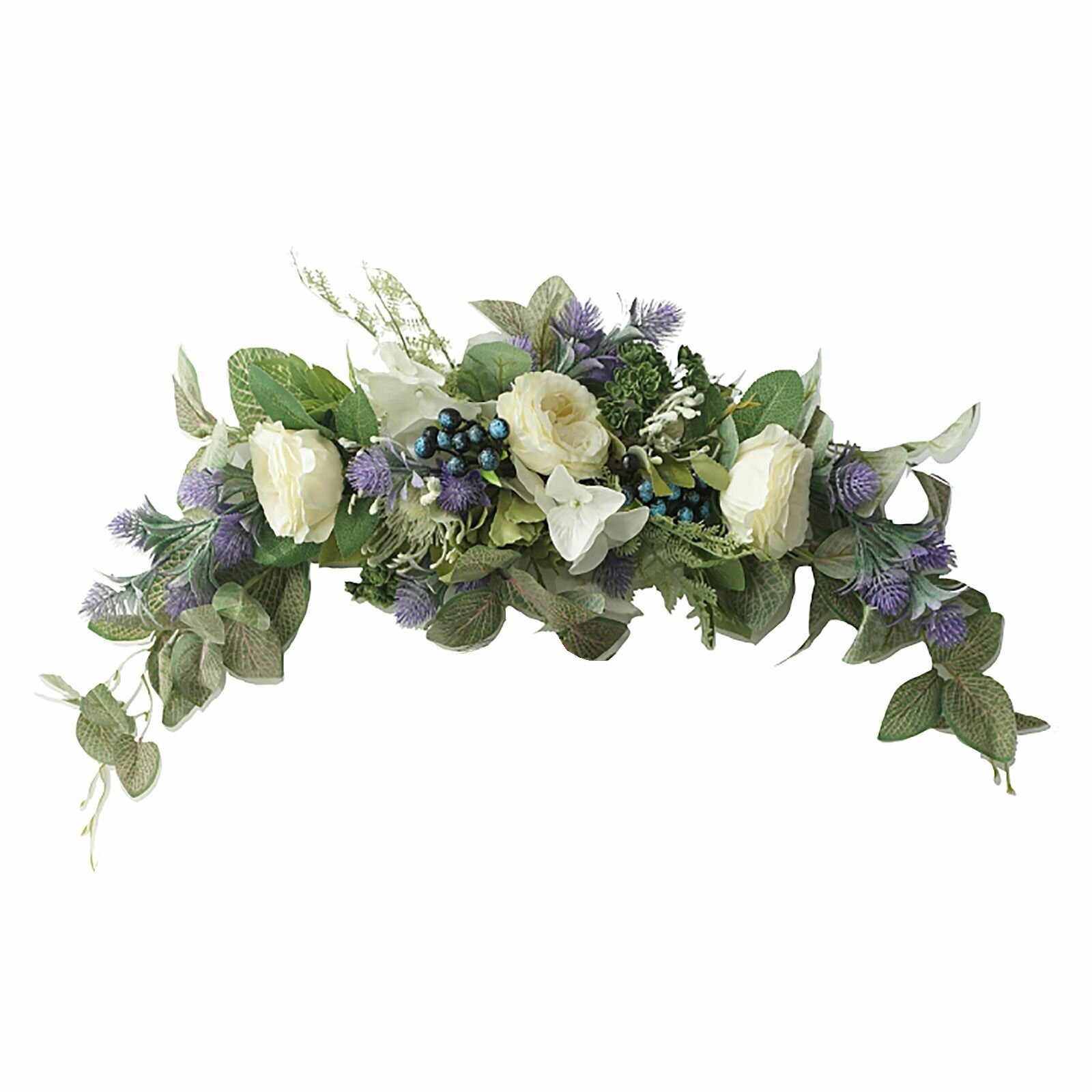 Венок из искусственной лаванды для украшения дома и тематических вечеринок