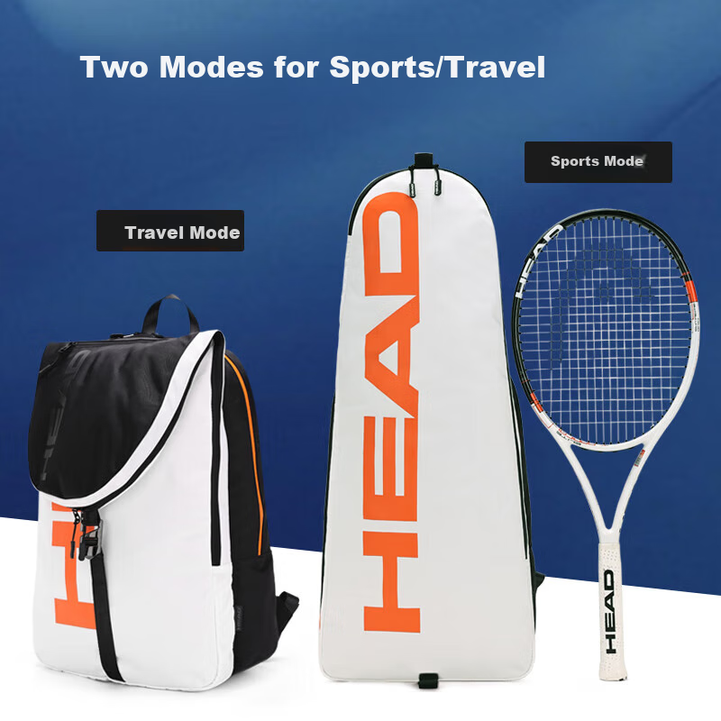 Рюкзак HEAD, Tennis Bag Multifunctional Sports Backpack for Men and Women, большая вместимость, для активного отдыха, для велоспорта, многофункциональный, городской, унисекс