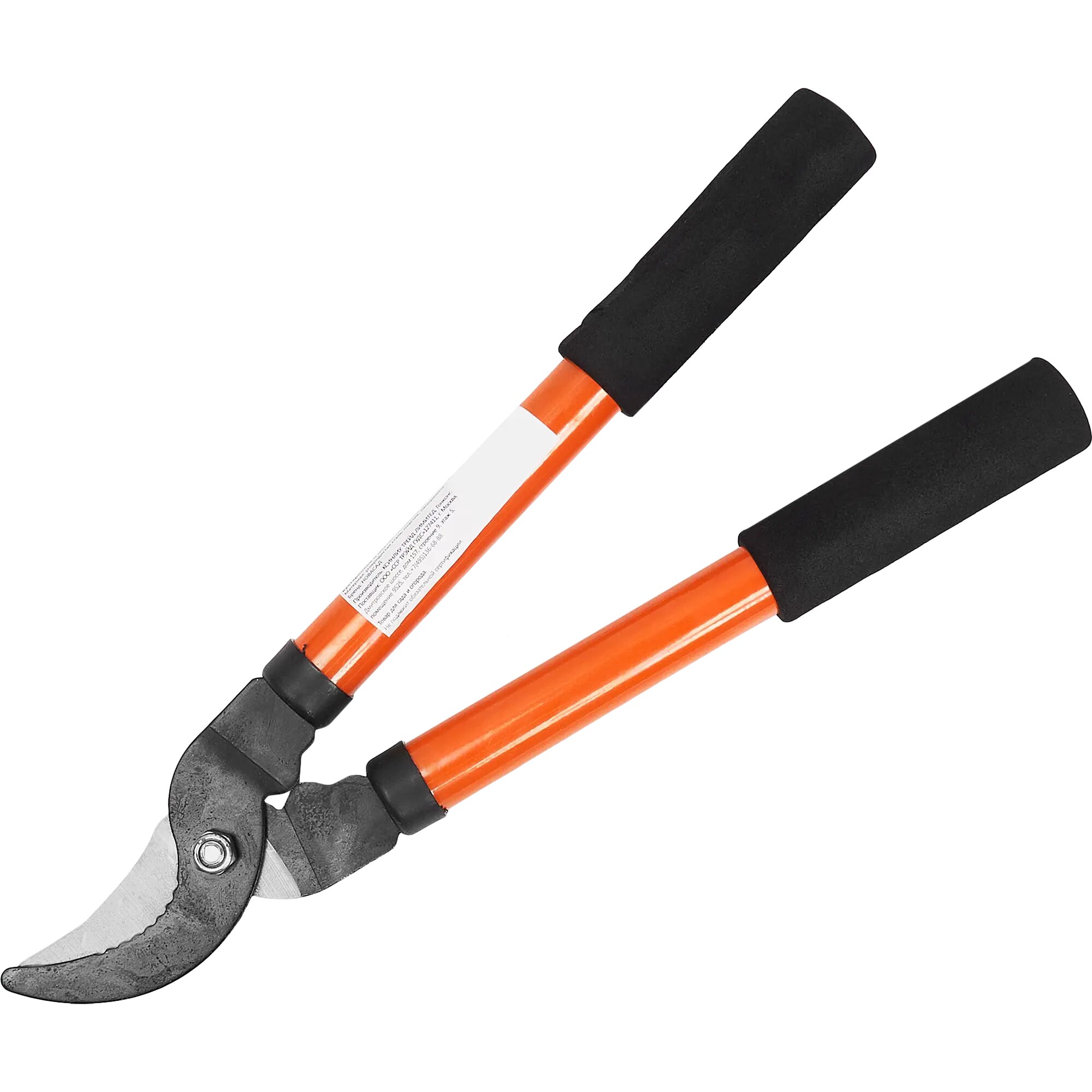 Сучкорез садовый мини оранжевый из стали Ø35 мм - компактный инструмент для обрезки