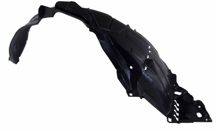 Подкрылок SAT 74151SAA000, для Honda Fit/Jazz II, передняя левая, чёрный