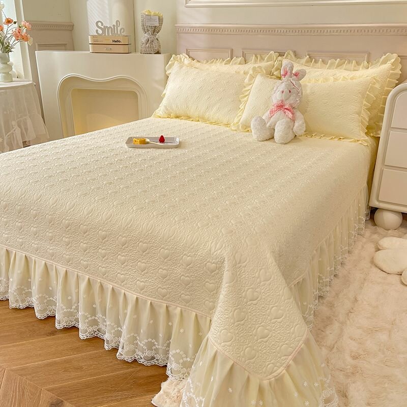 Стеганое покрывало "Красивые продукты", 260х250 см, 100% хлопок