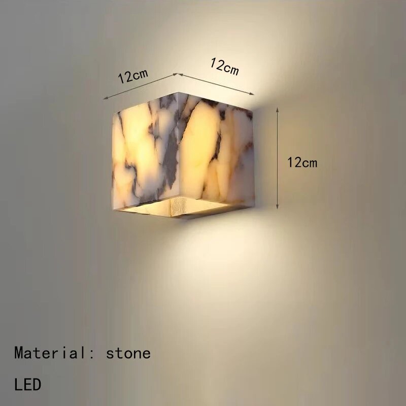 Настенный светильник IWP из камня, Neutral light, Style-B