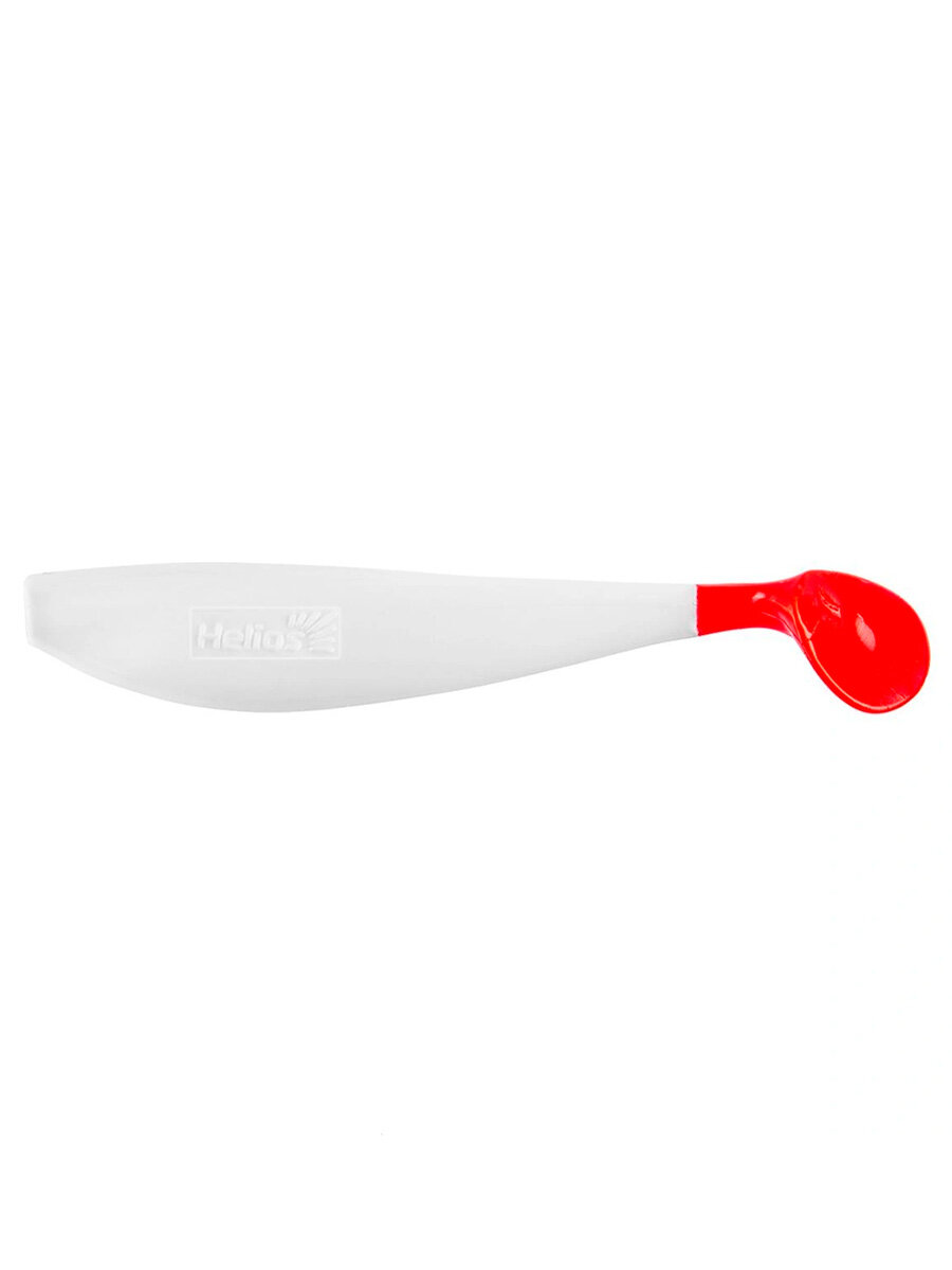 Виброхвост несъедобный Helios Zander 4"/10,2см White RT 20шт. (HS-36/1-003-N-20)