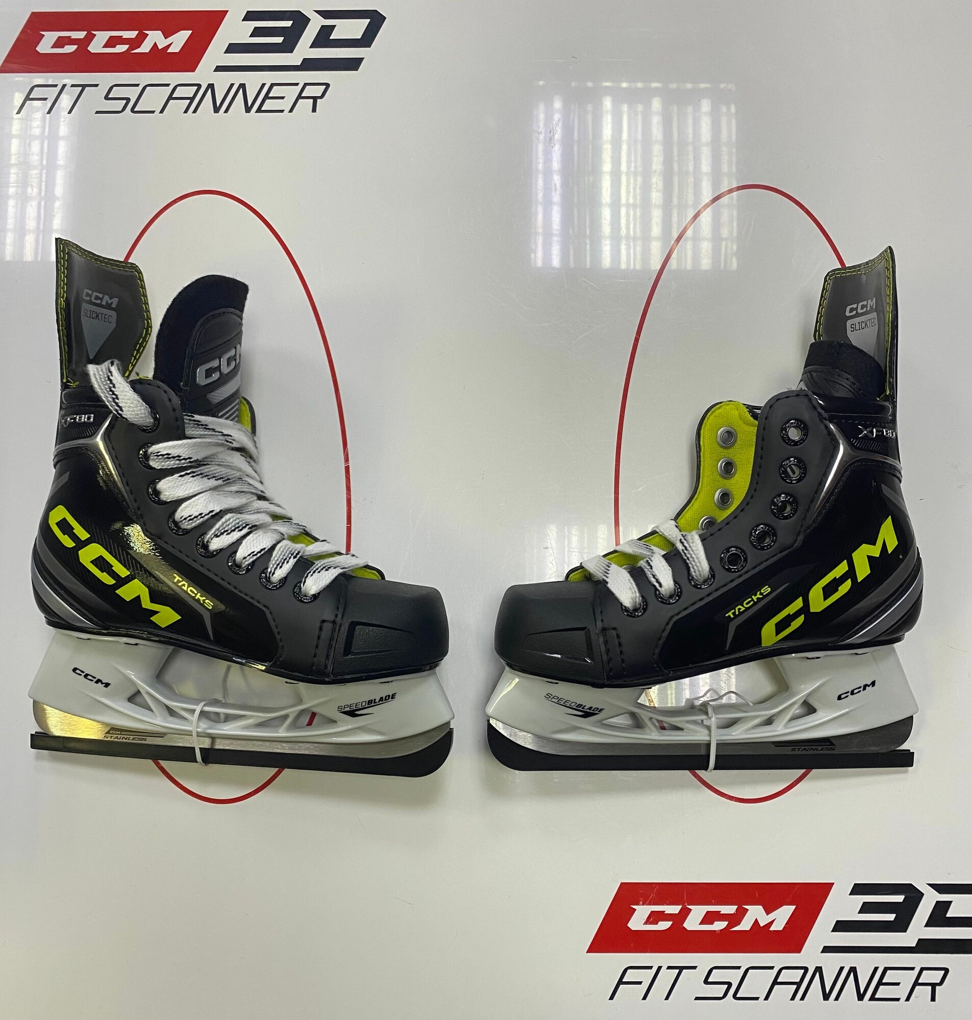 Коньки хоккейные CCM Tacks XF80 Yth, 13.0 Regular D