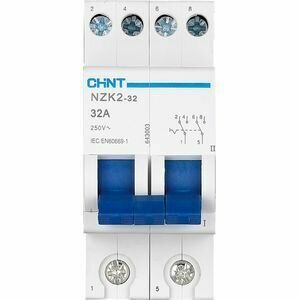 Модульный переключатель NZK2-32 2P 32А 2 положения (R) Chint - CH-643003