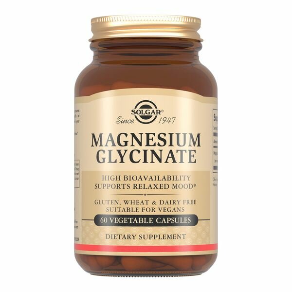 Магния глицинат Solgar/Солгар капсулы 1158мг 60шт