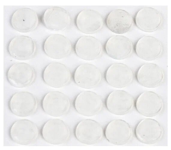 Амортизатор мебельный (демпфер) 10 мм прозрачный (125 шт.)