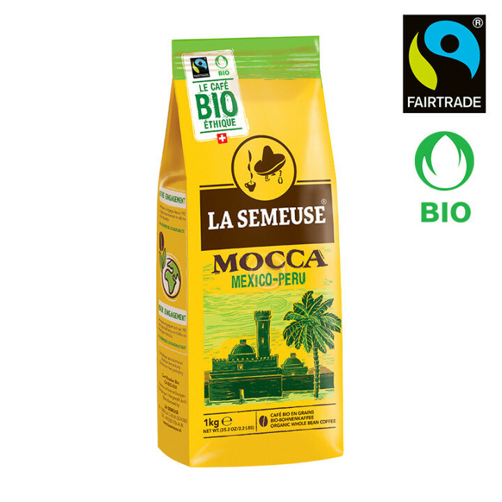 La Semeuse Mocca Bio 1 кг 100% арабика кофе в зернах (4009757)