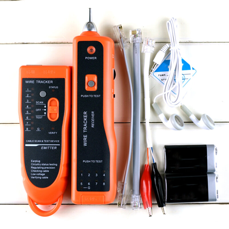 Тестер сетевого кабеля RJ45 LAN, искатель линии, детектор телефонного провода RJ11, горячая распродажа