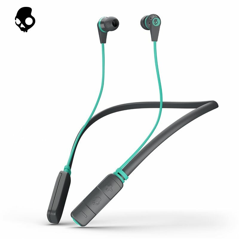 Беспроводные наушники, Skullcandy INKD 2.0 BT, зеленый