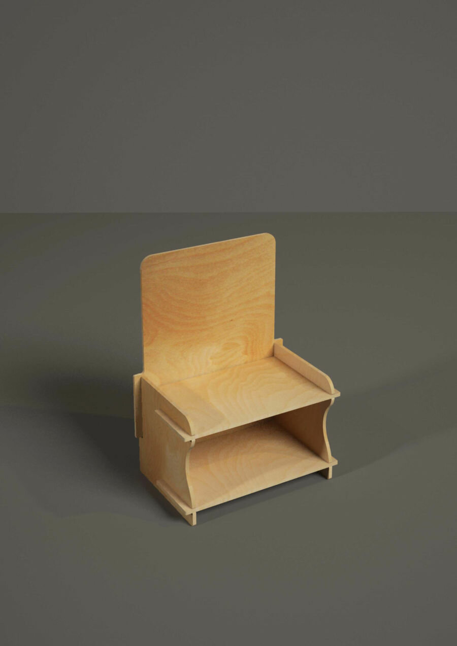 Горка-этажерка из фанеры "POSMA" ФФ №16. Производитель товара - компания Westcom.