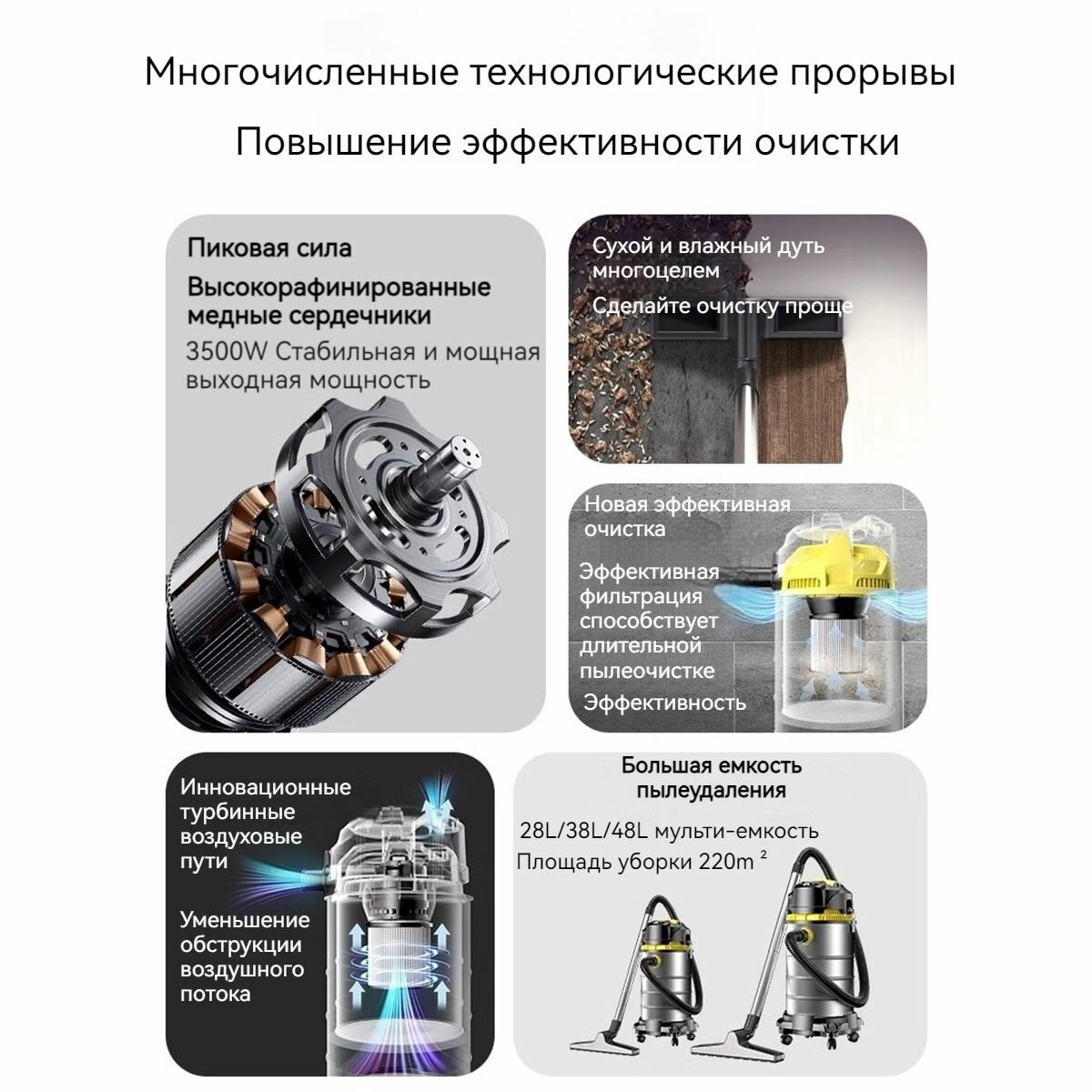 Строительный пылесос — фото 1