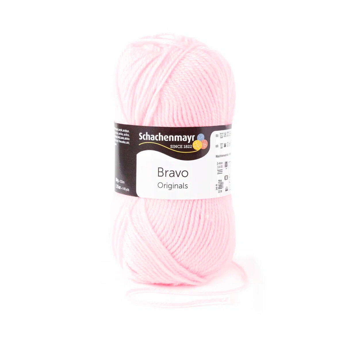 Bravo /Браво/ пряжа Schachenmayr Originals, MEZ, 9801211 (08206, rose (роза), розовый)