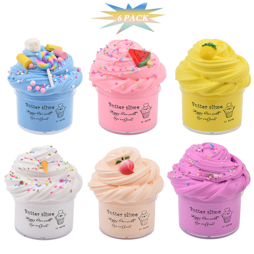 Мягкая Облачная Слизь Хлопок Пушистая Пена Мини-Глина Diy Руководство По Декомпрессии Слизи Cloud Craft Анти-клещевая Слизь Детские Игрушки