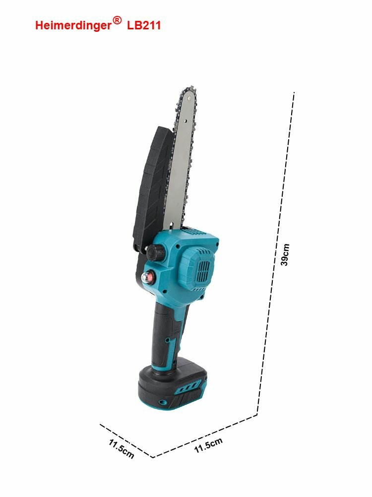 18 В аккумуляторная бесщеточная 6-дюймовая мини-обрезная пила Корпус электрической бензопилы, совместимый аккумулятор BL1830 1840 1850 1860