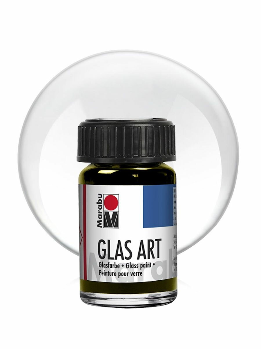 Витражный лак Marabu GlasArt, 15 мл, 400 бесцветный